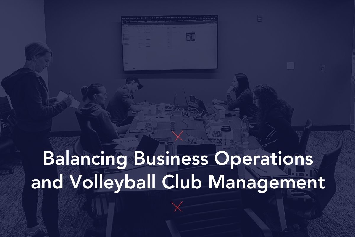 Balancing Business Operations and Volleyball Club Management | Junior ...